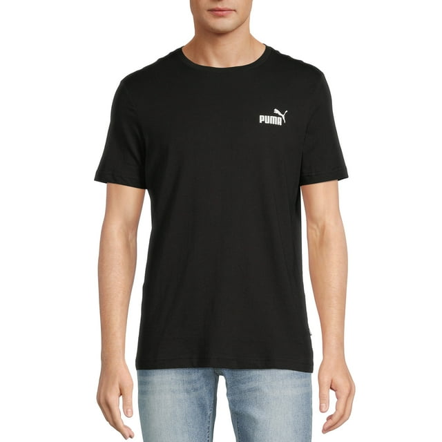 PUMA Men's and Big Men's Essential Chest Logo Tee Shirt, sizes S to 2XL - Walmart.com