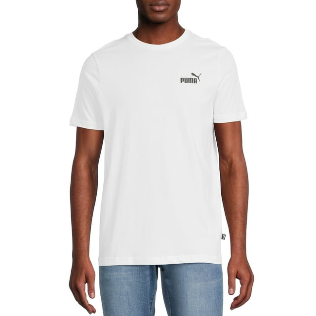 PUMA Men's and Big Men's Essential Chest Logo Tee Shirt, sizes S to 2XL - Walmart.com