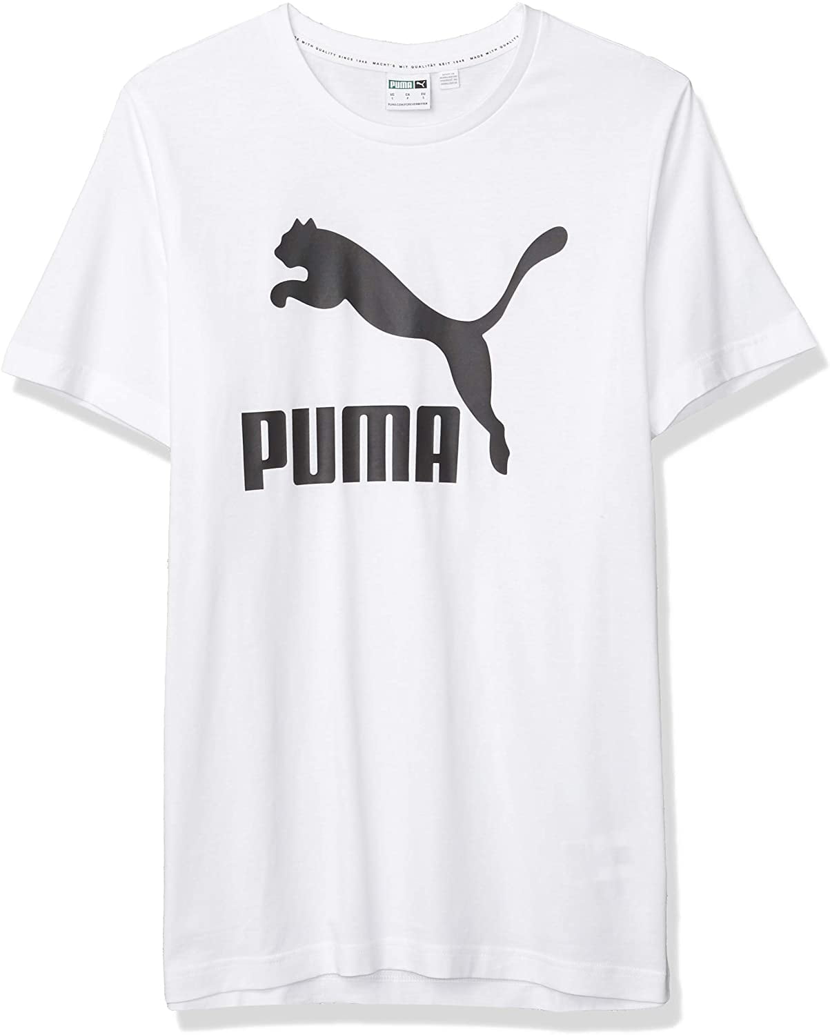 PUMA Mens Classics Logo T-Shirt WHT-M - Walmart.com