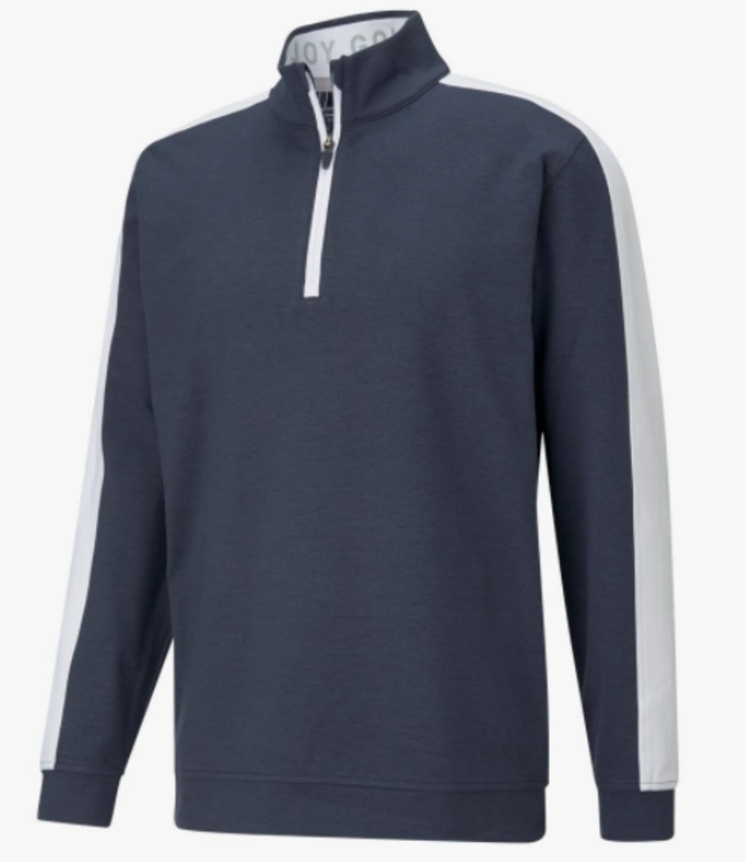 PUMA Mens Cloudspun T7 1/4 Zip - 59912902 - Navy Blazer Heather/Bright ...