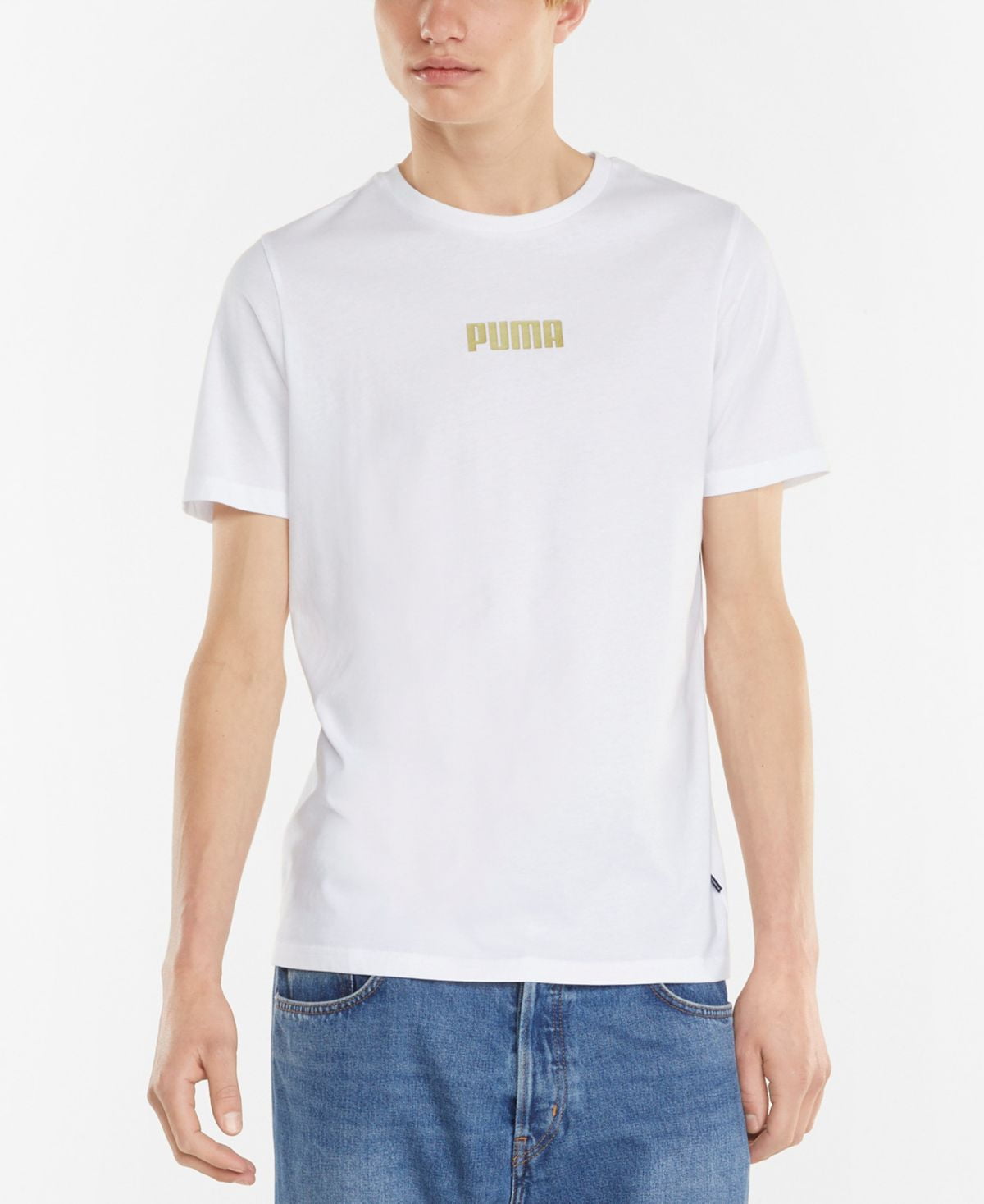 PUMA Mens Dual Logo T-Shirt - Walmart.com