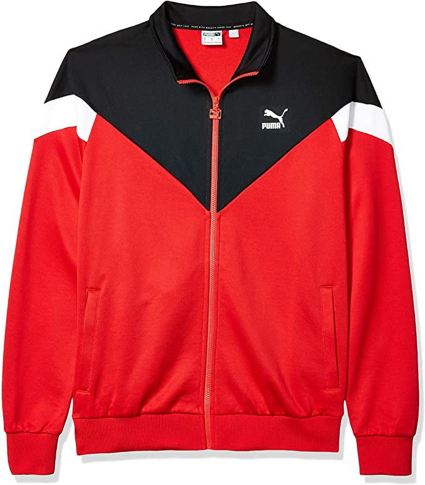 PUMA Mens Iconic MCS Track Jacket RED/B-XL - Walmart.com