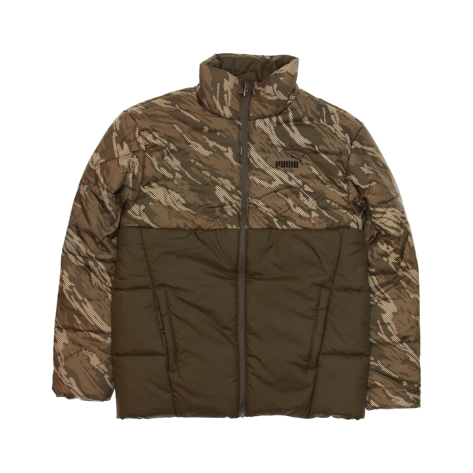PUMA Mens Padded Camo Insulated Jacket (Small, Grape Leaf) - Walmart.com