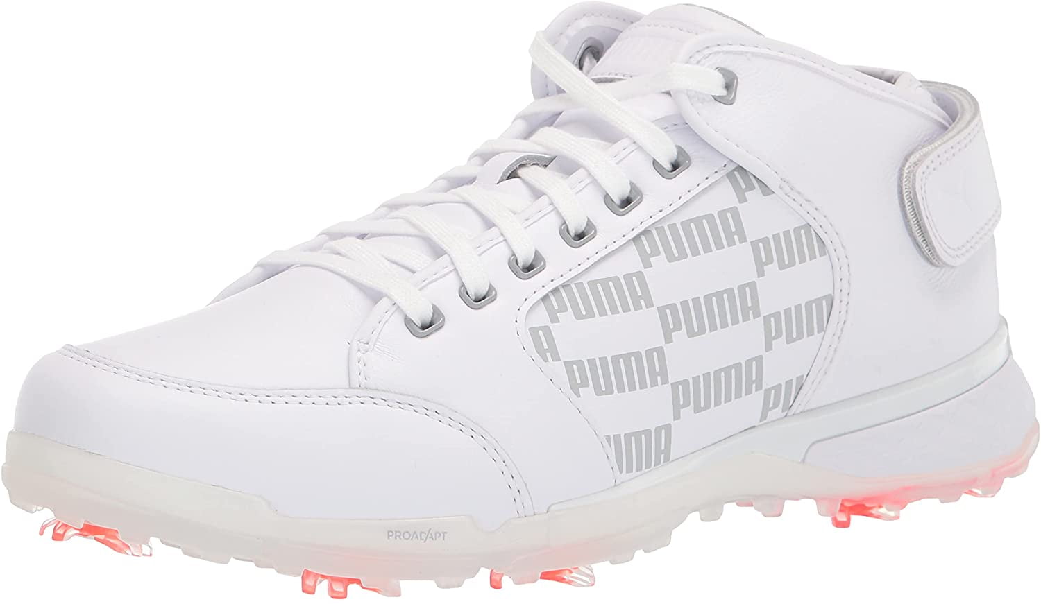 PUMA Mens Proadapt Delta Mid Golf Shoe 9.5 Puma White-high Rise ...