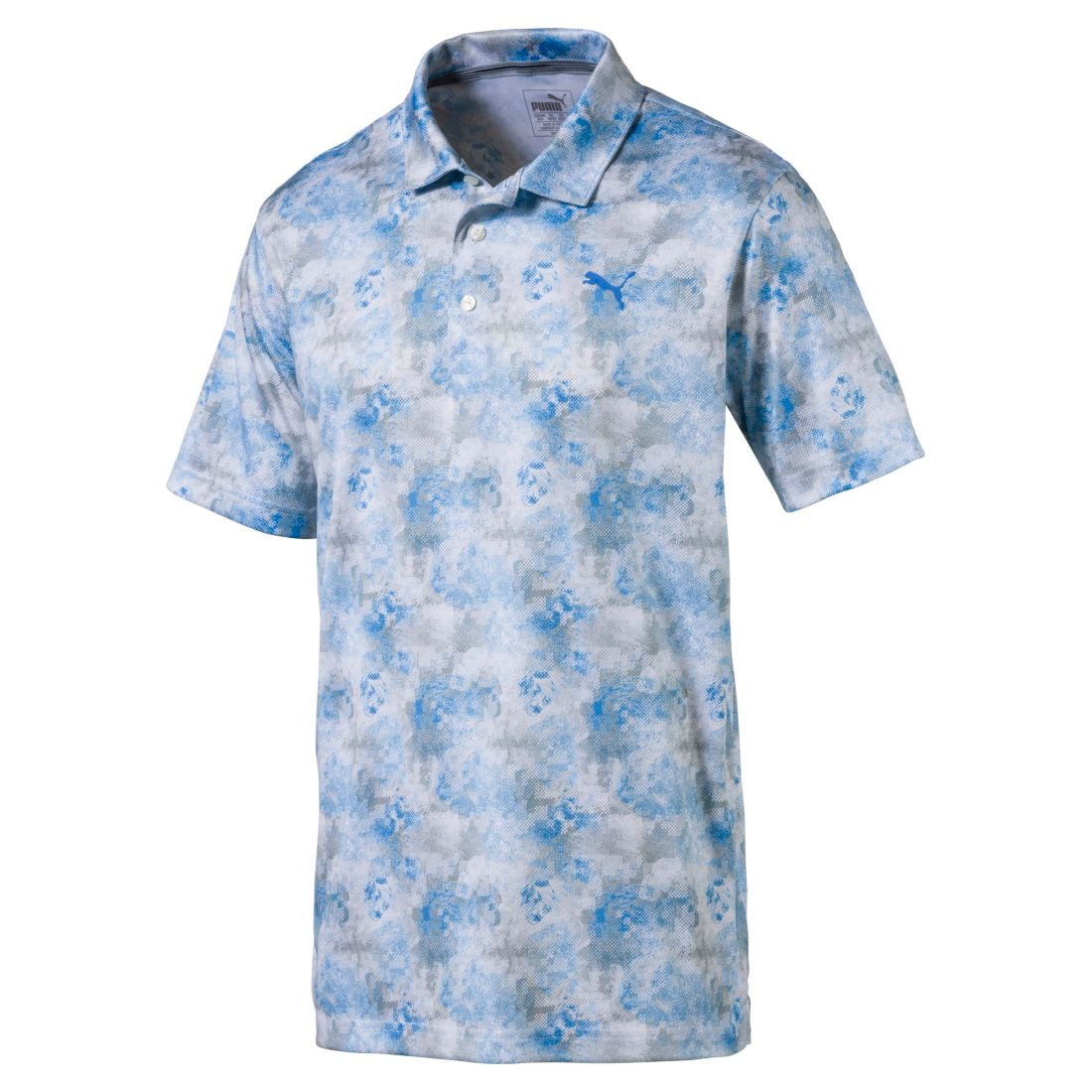 PUMA PWRCOOL DIGITAL CAMO POLO BRIGHT WHITE-MARINA MENS SIZE XXL ...