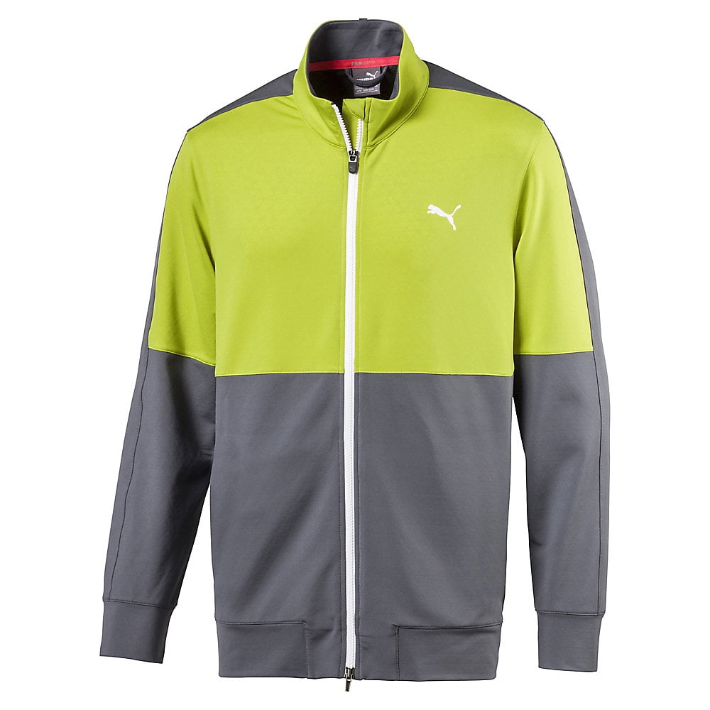 PUMA PWRWARM TRACK JACKET-57326403 -Nrgy Yellow/Quiet Sh-M - Walmart.com