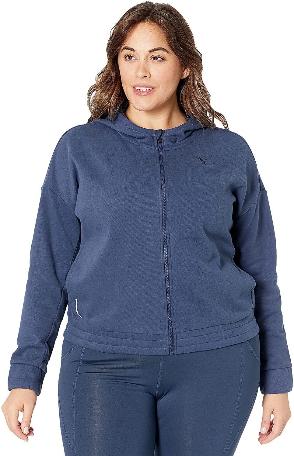 PUMA Plus Size Train Favorite Fleece Full Zip 2X Spellbound - Walmart.com