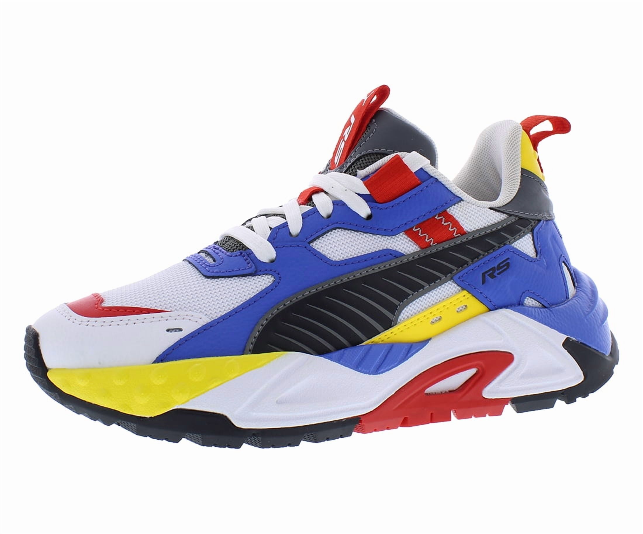 Puma RS Track Primary GS Boys Shoes Size 6, Color: White/Royal Sapphire ...