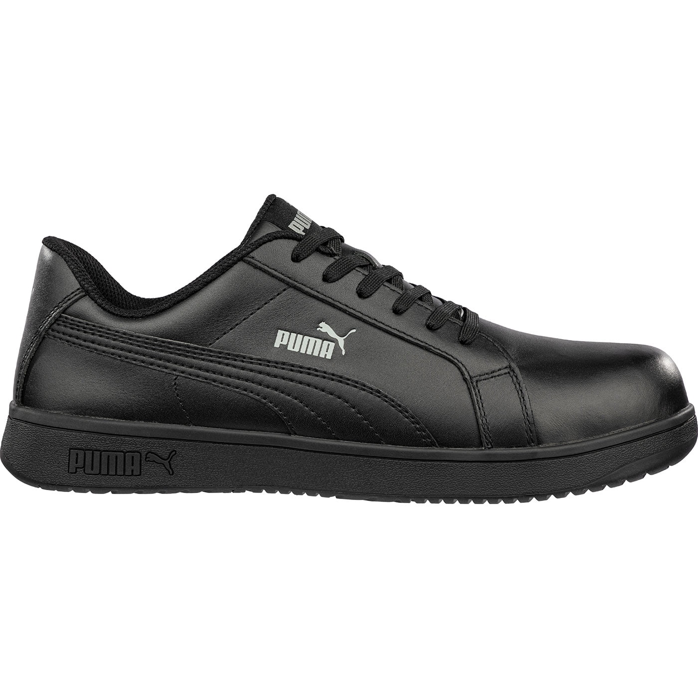PUMA Safety Men's Iconic Black Low SD Work Shoes Composite Toe Slip ...