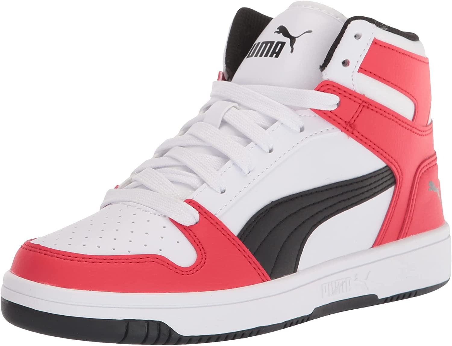 Puma Unisex Adult Rebound Layup Sneaker Puma White Puma Black High Risk