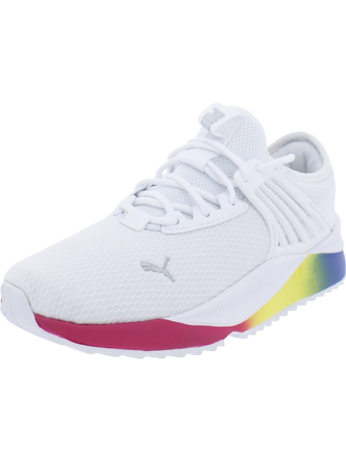 PUMA Women's Pacer Future Sneaker, White-Limepunch, 8 - Walmart.com