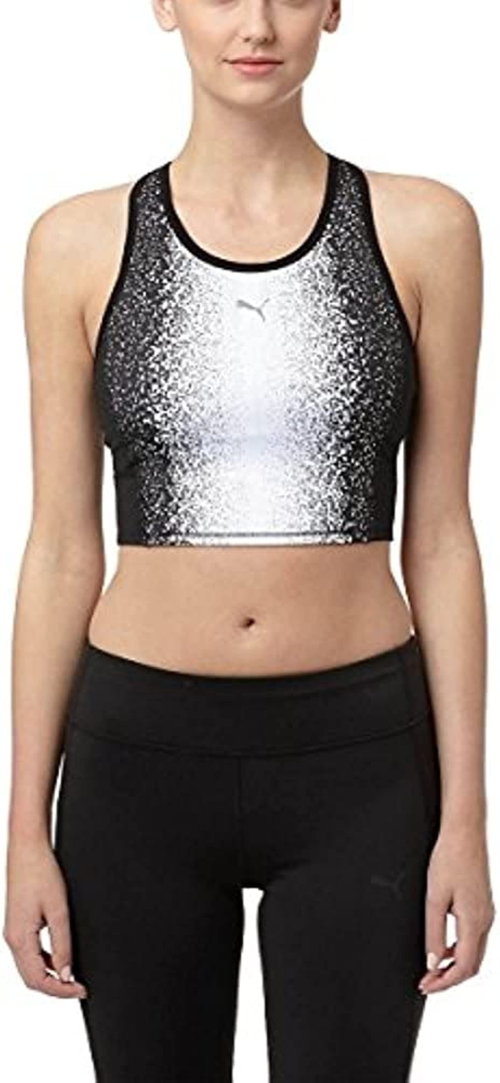 PUMA Womens Racerback dryCELL Sports Bra;Large - Walmart.com
