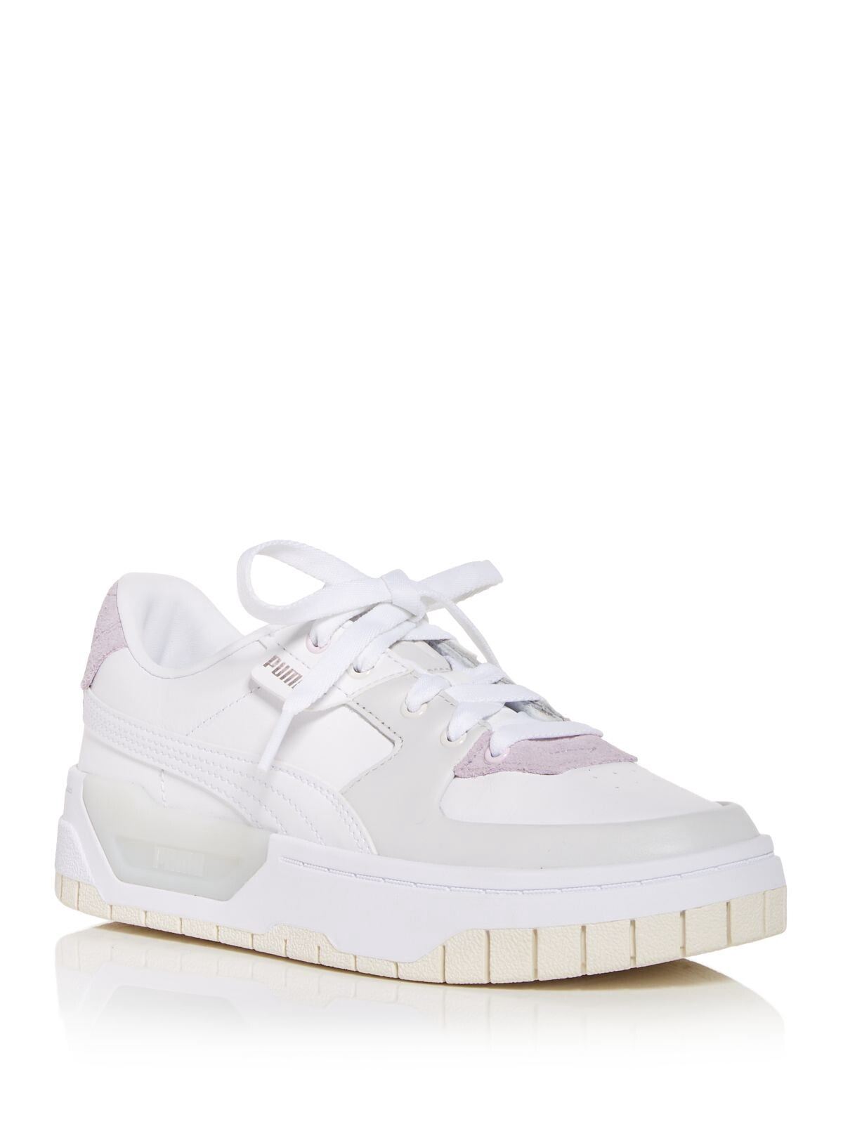 PUMA Womens White Perforation Toe Removable Insole Logo Cali Dreams ...