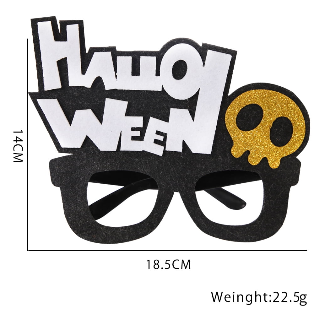 PUMIER Halloween Glasses 2025, Funny Photo Booth Props Spooky Party ...