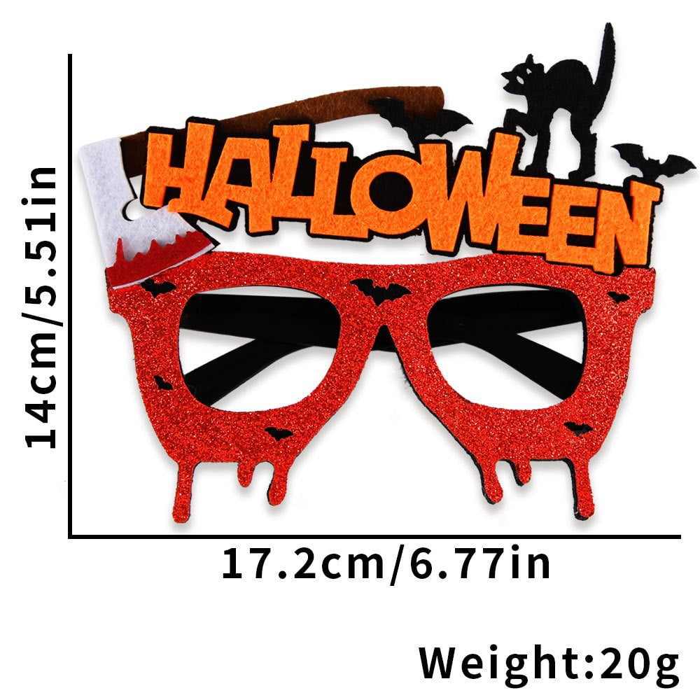 PUMIER Halloween Glasses 2025, Funny Photo Booth Props Spooky Party ...