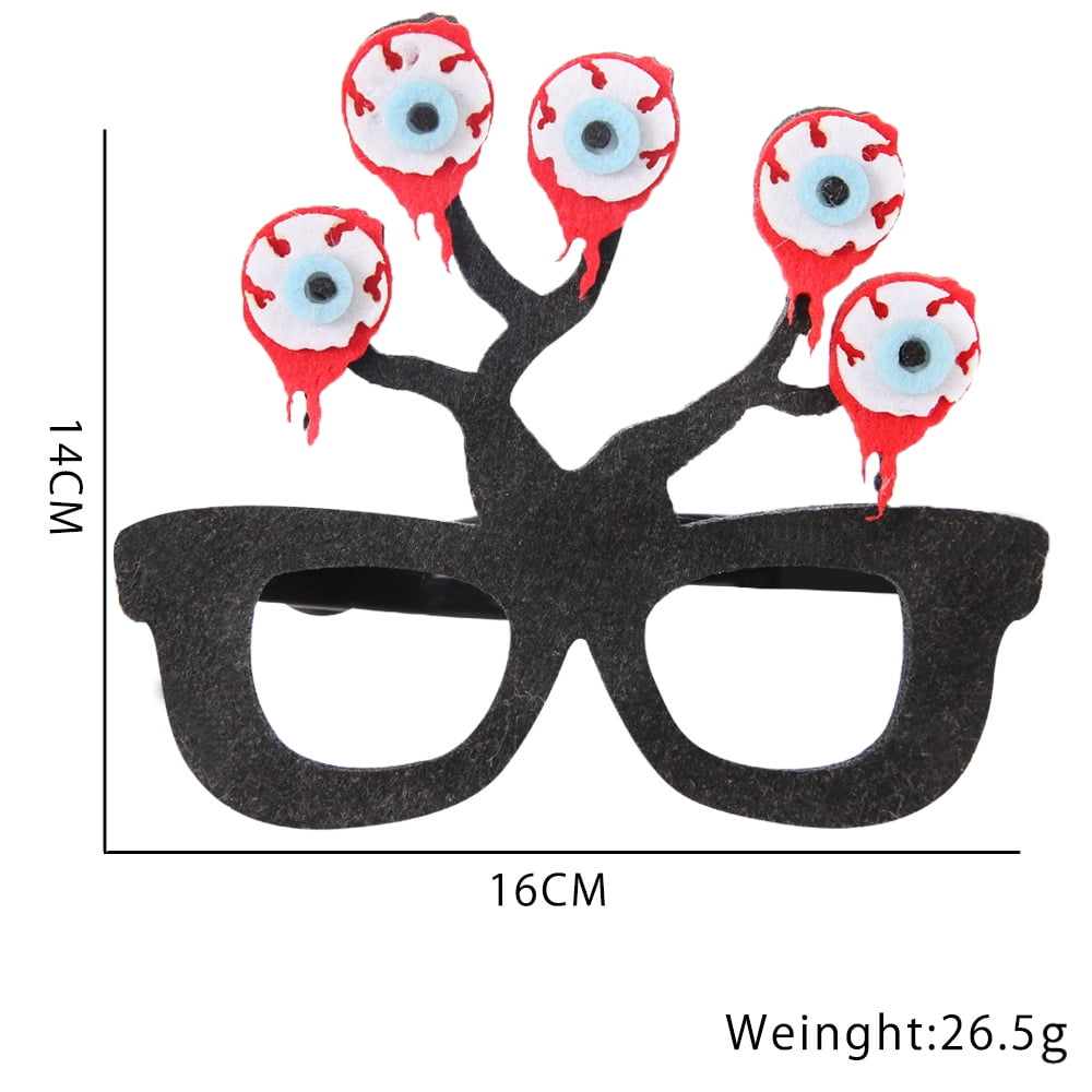 PUMIER Halloween Glasses 2025, Funny Photo Booth Props Spooky Party ...