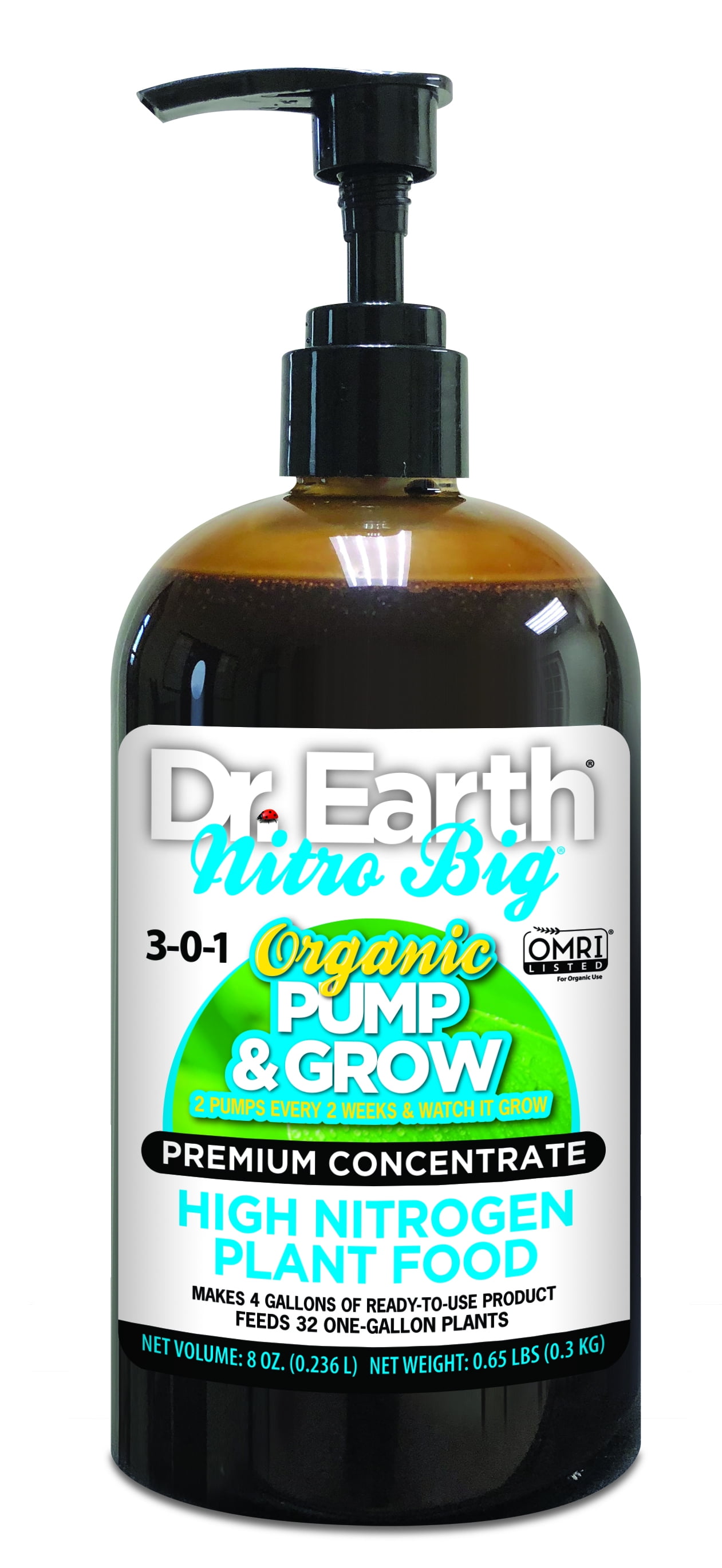 Dr. Earth Organic & Natural Pump & Grow Nitro Big High Nitrogen Plant ...