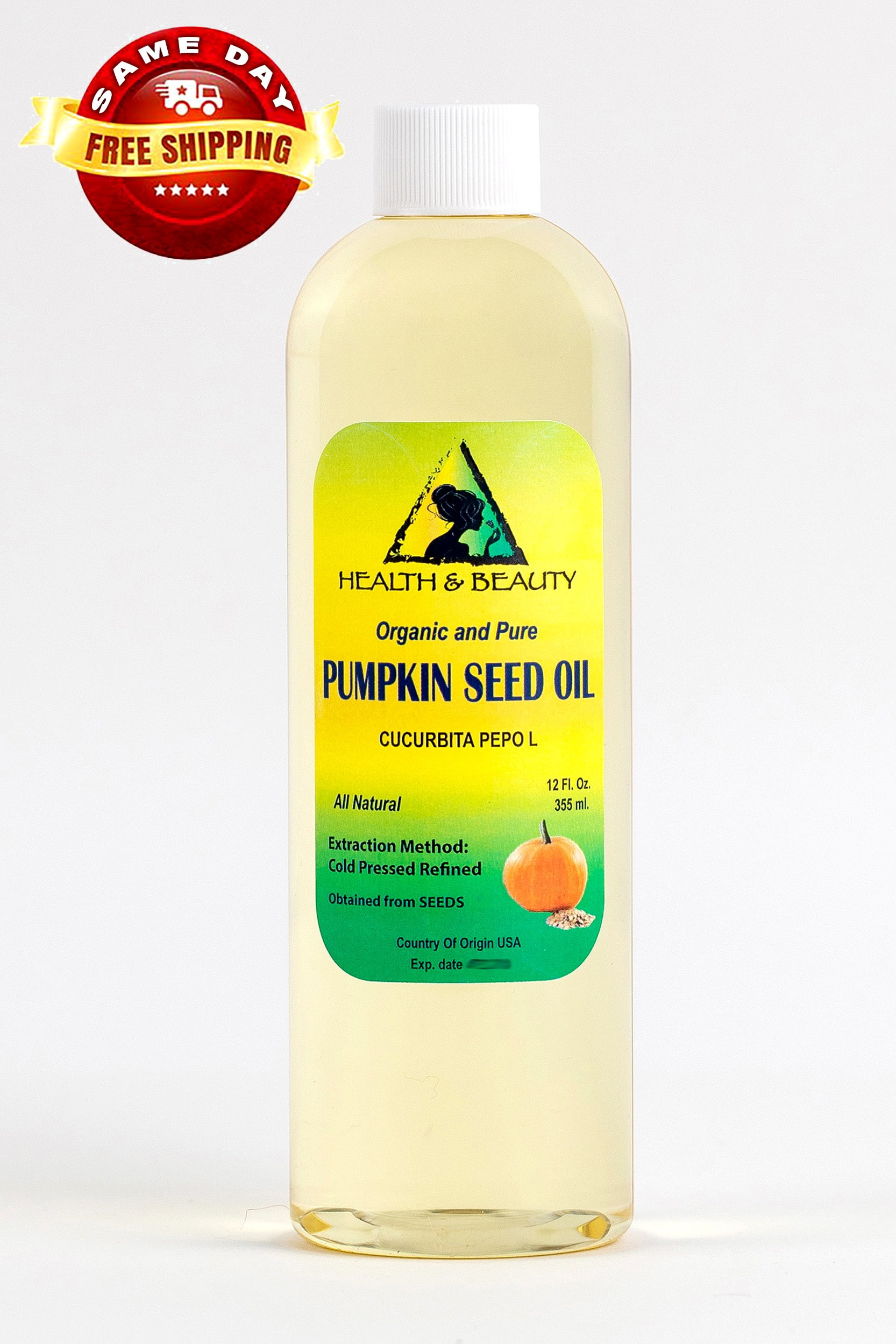 PUMPKIN SEED OIL REFINED ORGANIC CARRIER COLD PRESSED 100% PURE 24 OZ ...