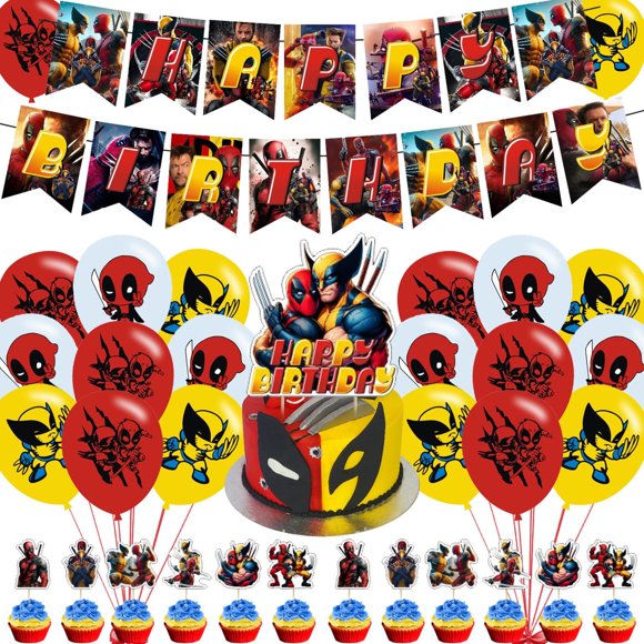 Deadpool Birthday Cake