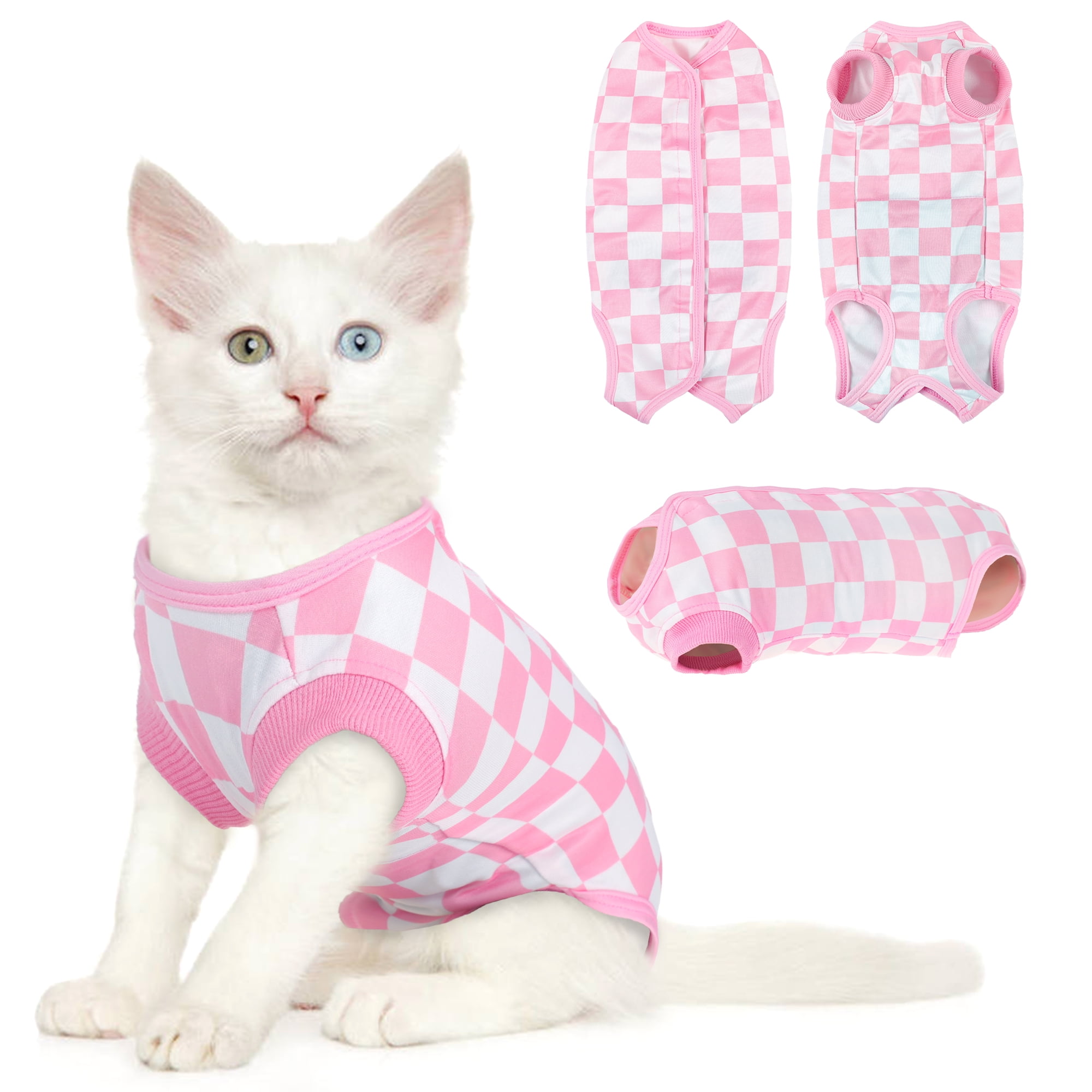 PUMYPOREITY Cat Recovery Suit, Pet Recovery Shirt for Abdominal Wounds ...