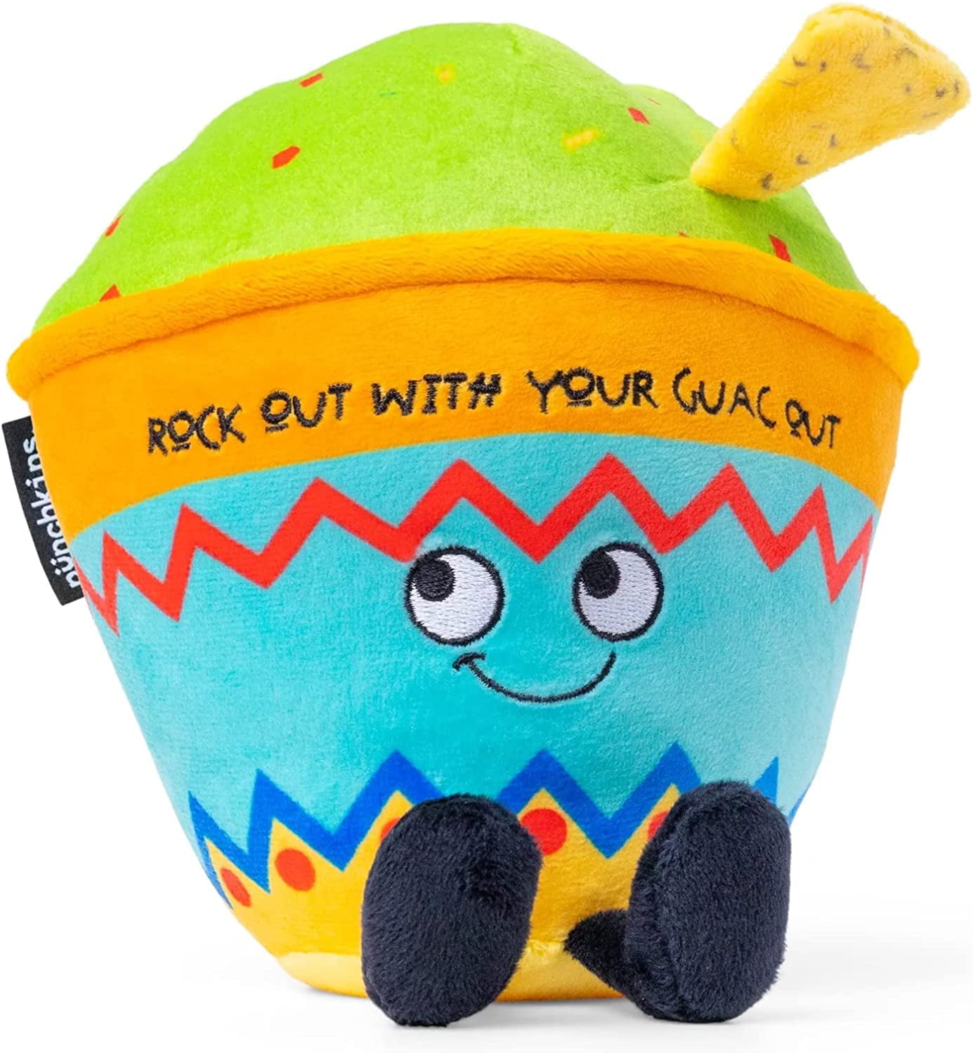 PUNCHKINS - "Rock Out With Your Guac Out" Guacamole Plushie - Funny Pun ...