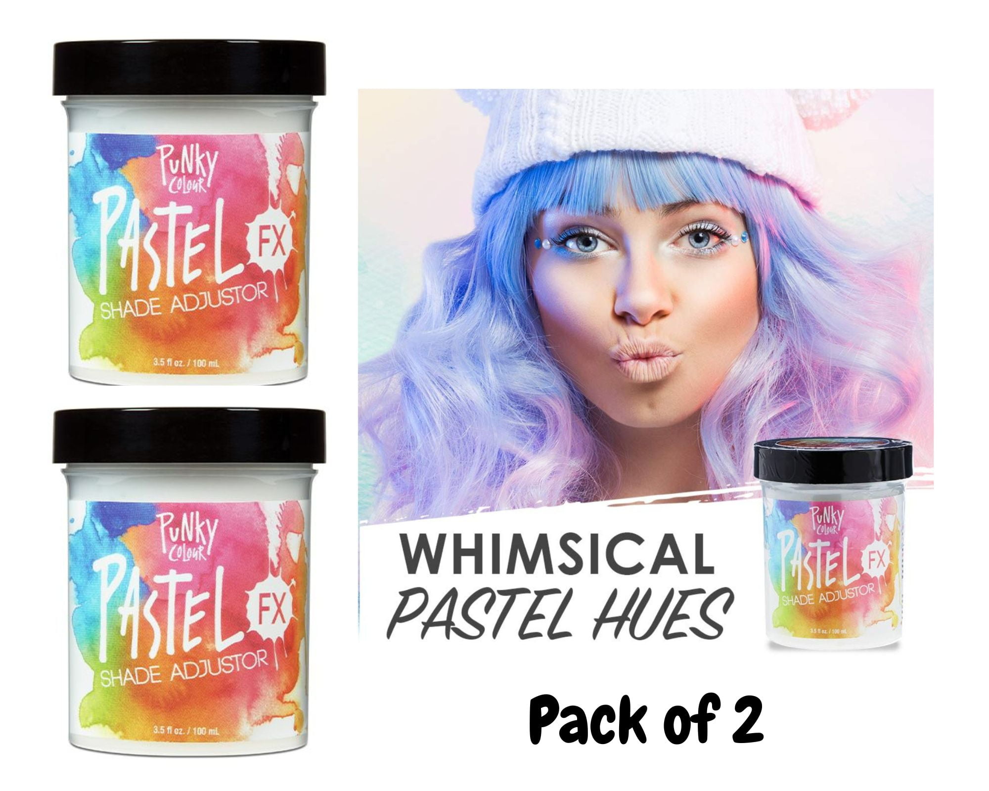 PUNKY COLOUR Semi Permanent Conditioning Color 3.5 oz - PastelFX Shade ...