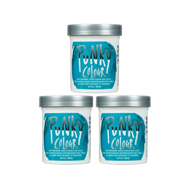 PUNKY COLOUR Semi Permanent Conditioning Color 3.5 oz - Turquoise ...
