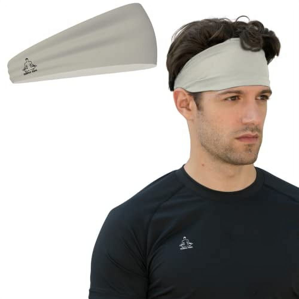 Temple Tape, Headbands for Men and Women - Mens Sweatband & Sports Headband Moisture Wicking ...