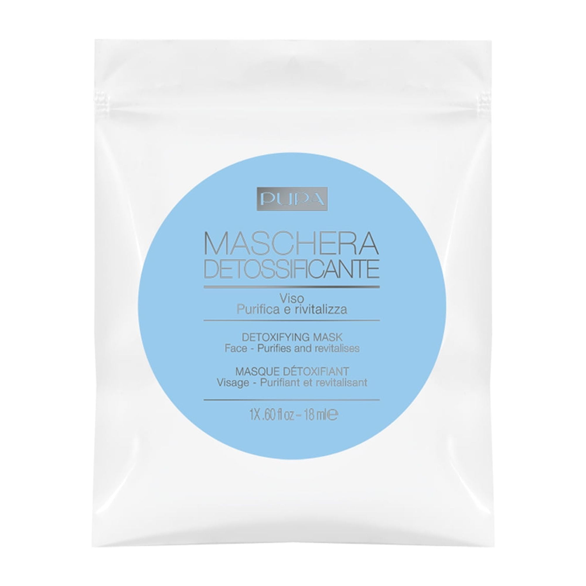 PUPA Milano Detoxifying Face Mask, Hydrating Face Sheet Mask, 0.6 oz ...