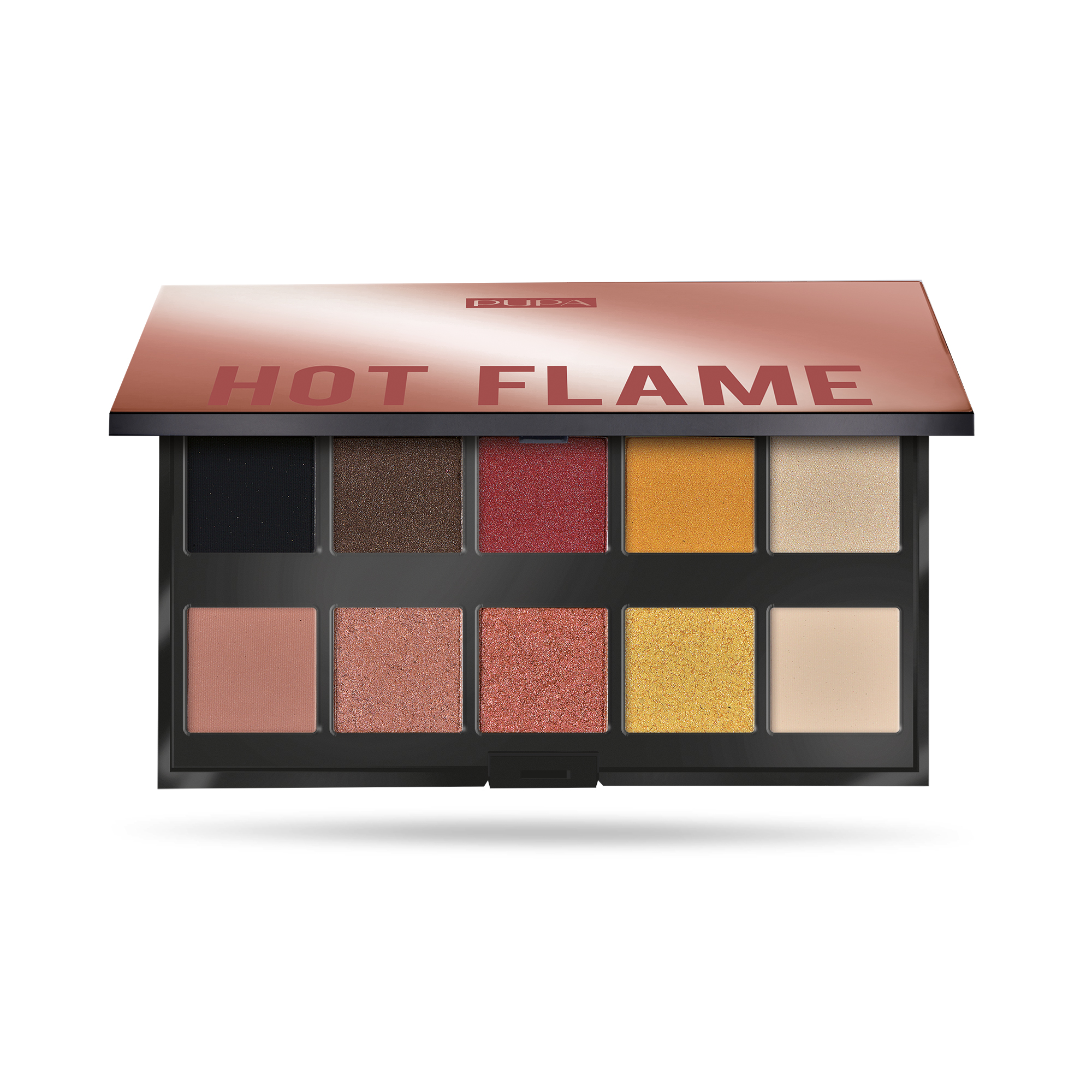 PUPA Milano Make Up Stories Eyeshadow Palette, 002 Hot Flame, 0.546 oz ...