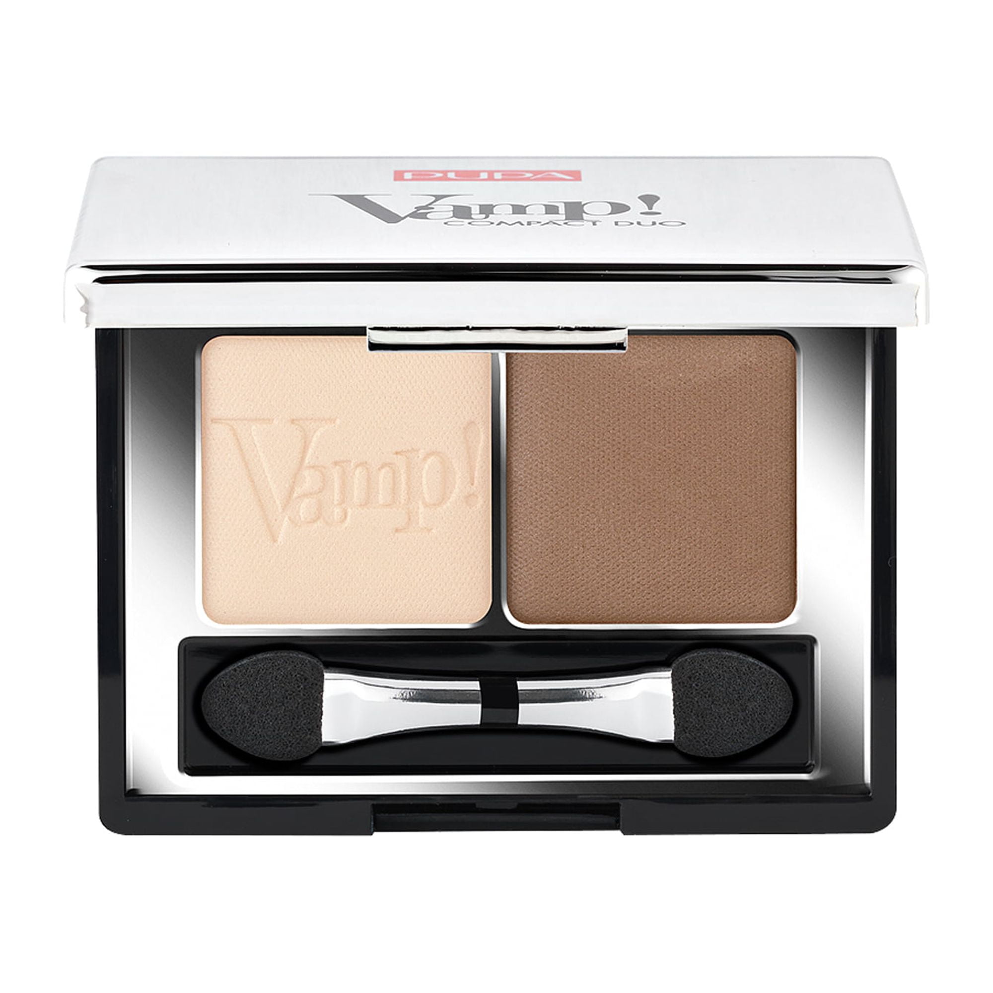 PUPA Milano Vamp! Compact Duo Eyeshadow, 005 Milk Chocolate, 0.078 oz ...