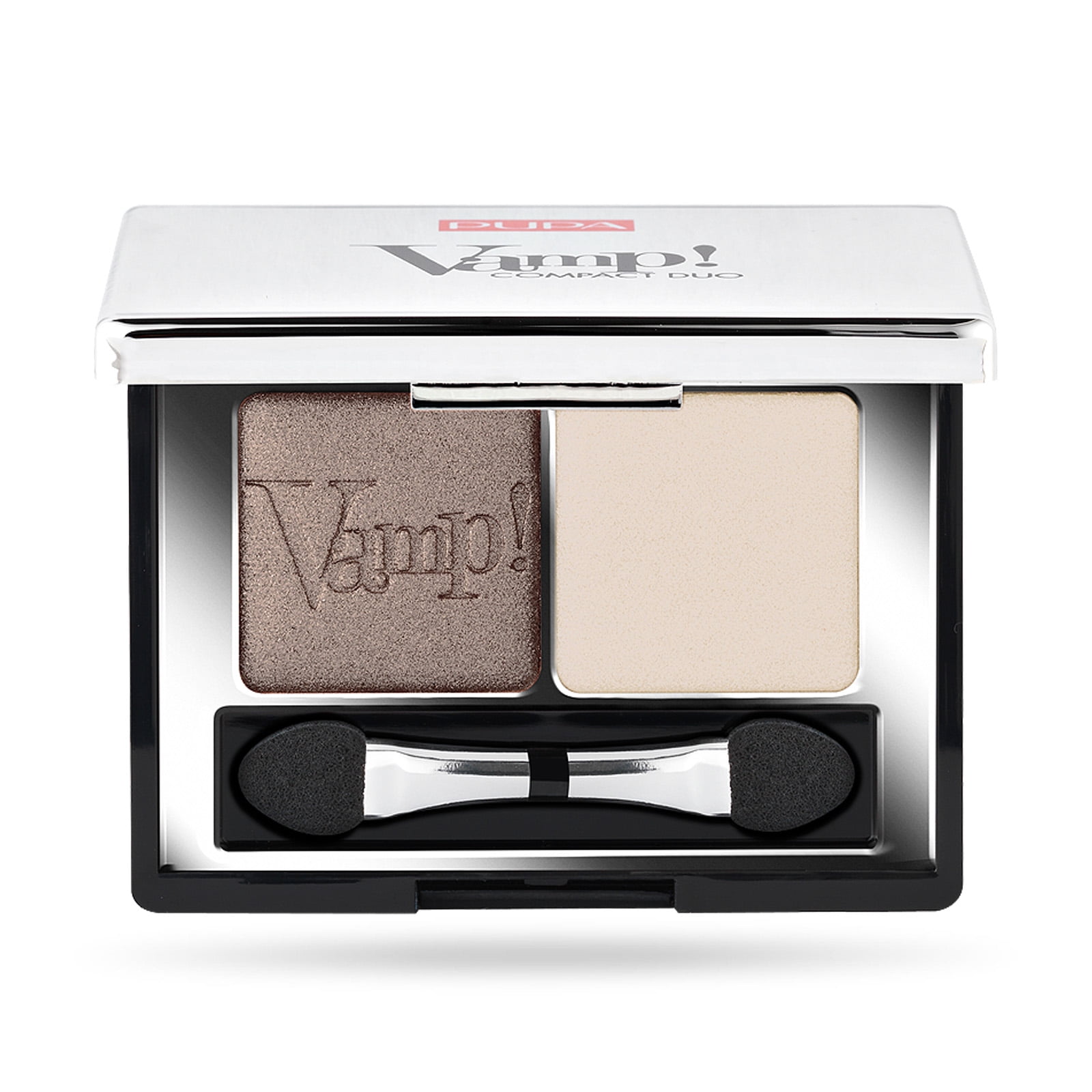 PUPA Milano Vamp! Compact Duo Eyeshadow, 006 Brown Vanilla, 0.078 oz ...