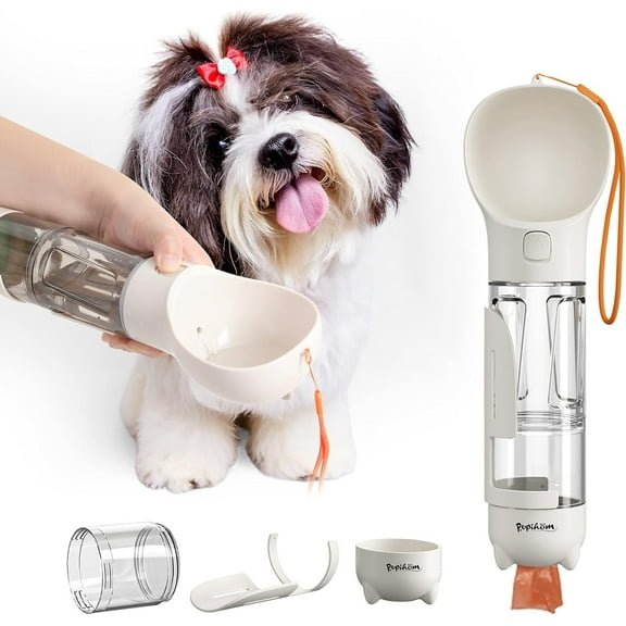 Portable Dog Water Dispenser Leak-Proof Travel Bottle with Foldable ...