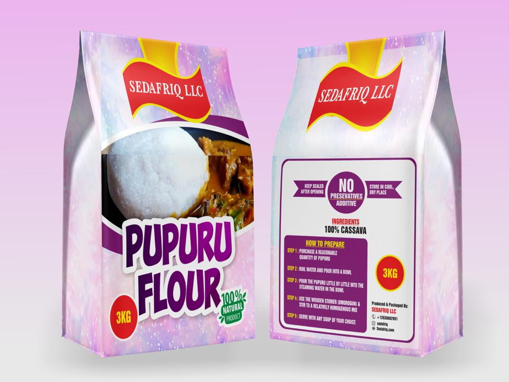 PUPURU FLOUR Cassava poundo - Walmart.com