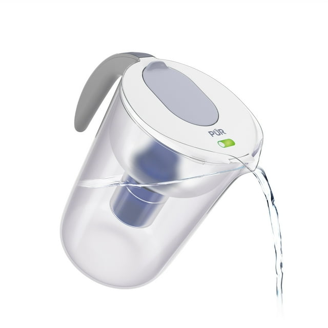 PUR 10 Cup Water Pitcher Filtration System, W 10.2" x H 10.6" x L 6.8 ...