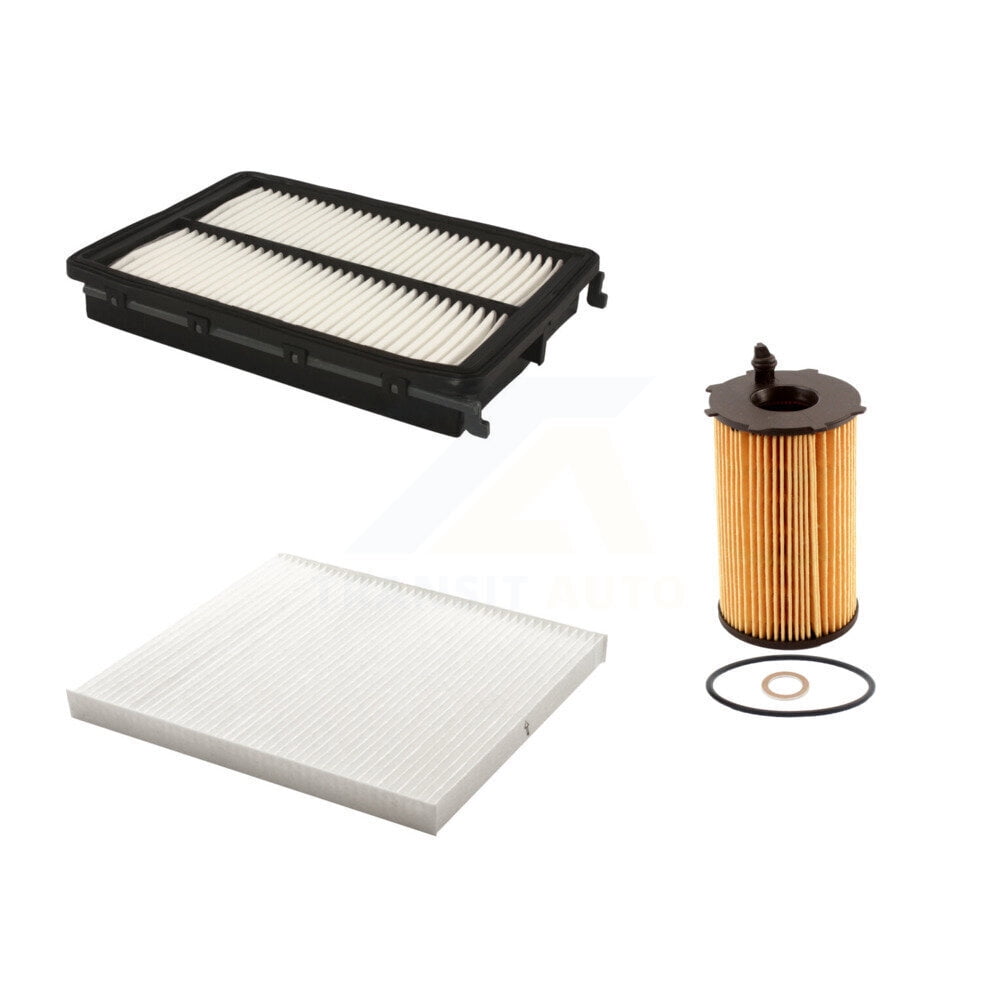 PUR 1x Air + 1x Cabin + 1x Engine Cartridge Oil Filter (3 Total) Kit ...