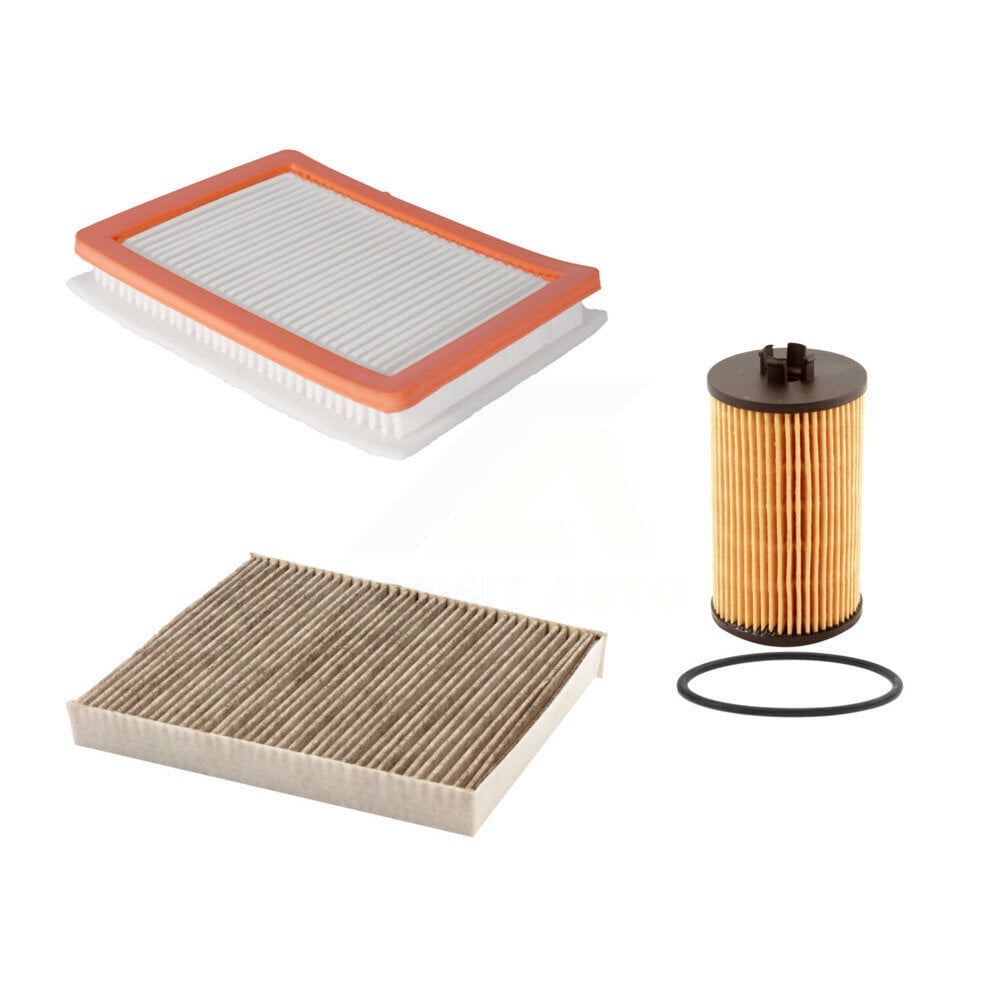 PUR 1x Air + 1x Cabin + 1x Engine Cartridge Oil Filter (3 Total) Kit ...