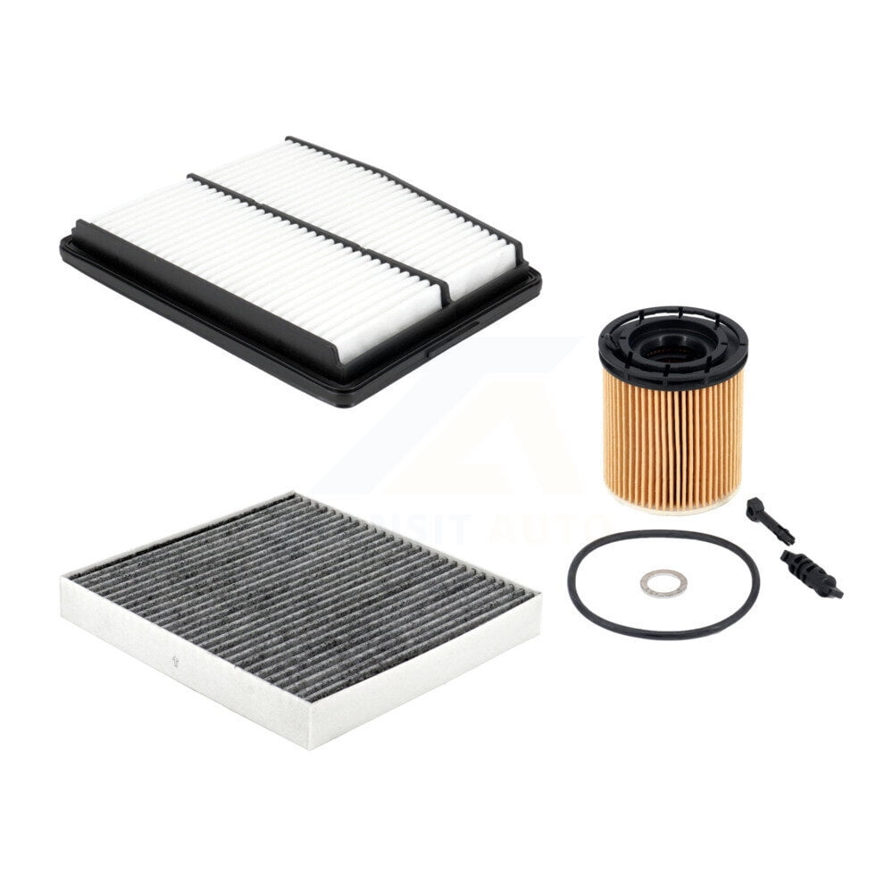 PUR 1x Air + 1x Cabin + 1x Engine Cartridge Oil Filter (3 Total) Kit ...