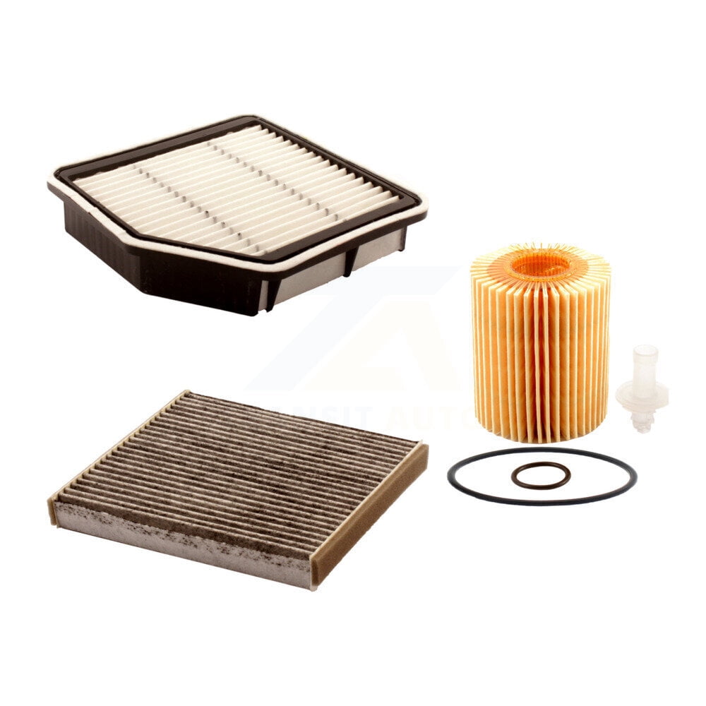 PUR 1x Air + 1x Cabin + 1x Engine Cartridge Oil Filter (3 Total) Kit ...
