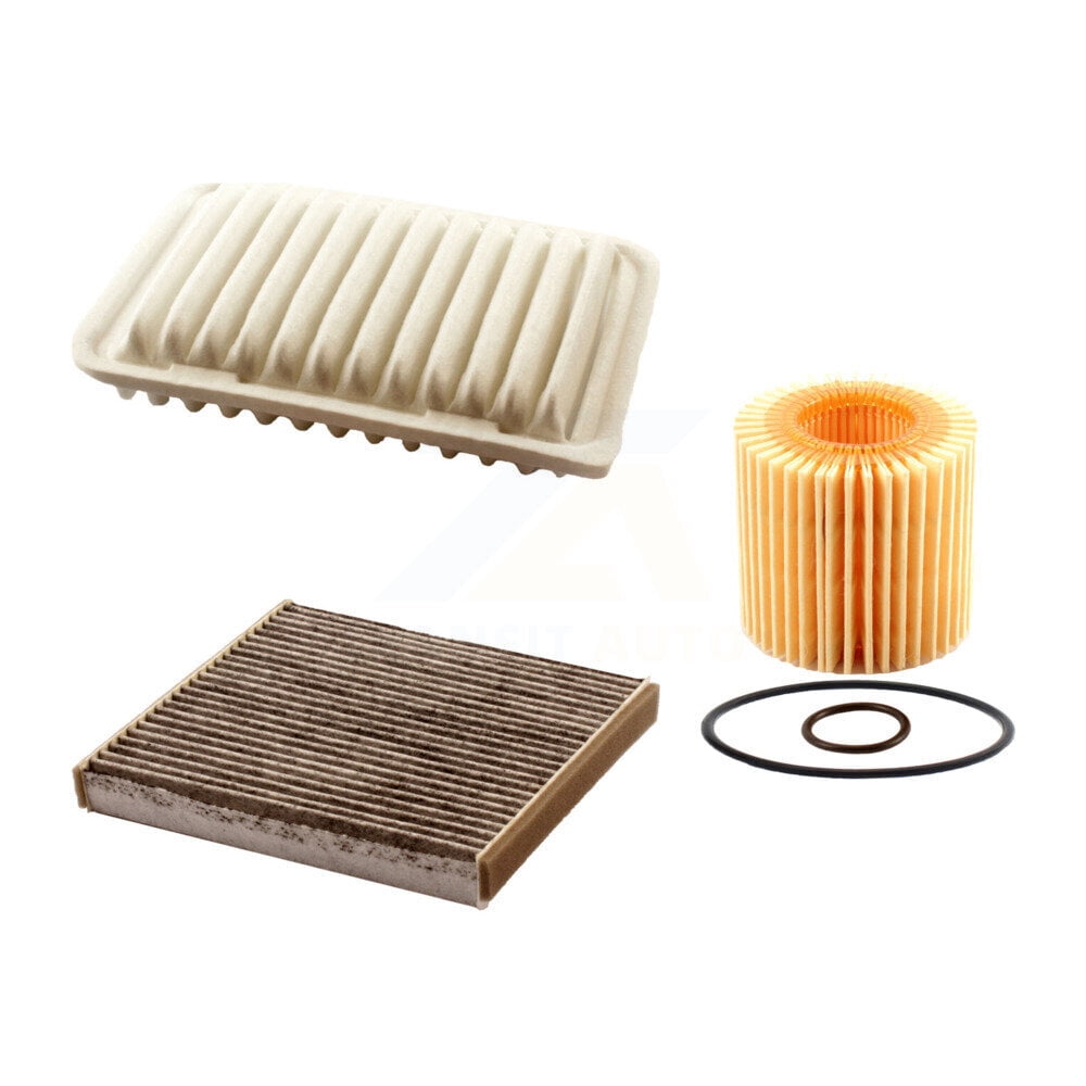 PUR 1x Air + 1x Cabin + 1x Engine Cartridge Oil Filter (3 Total) Kit ...