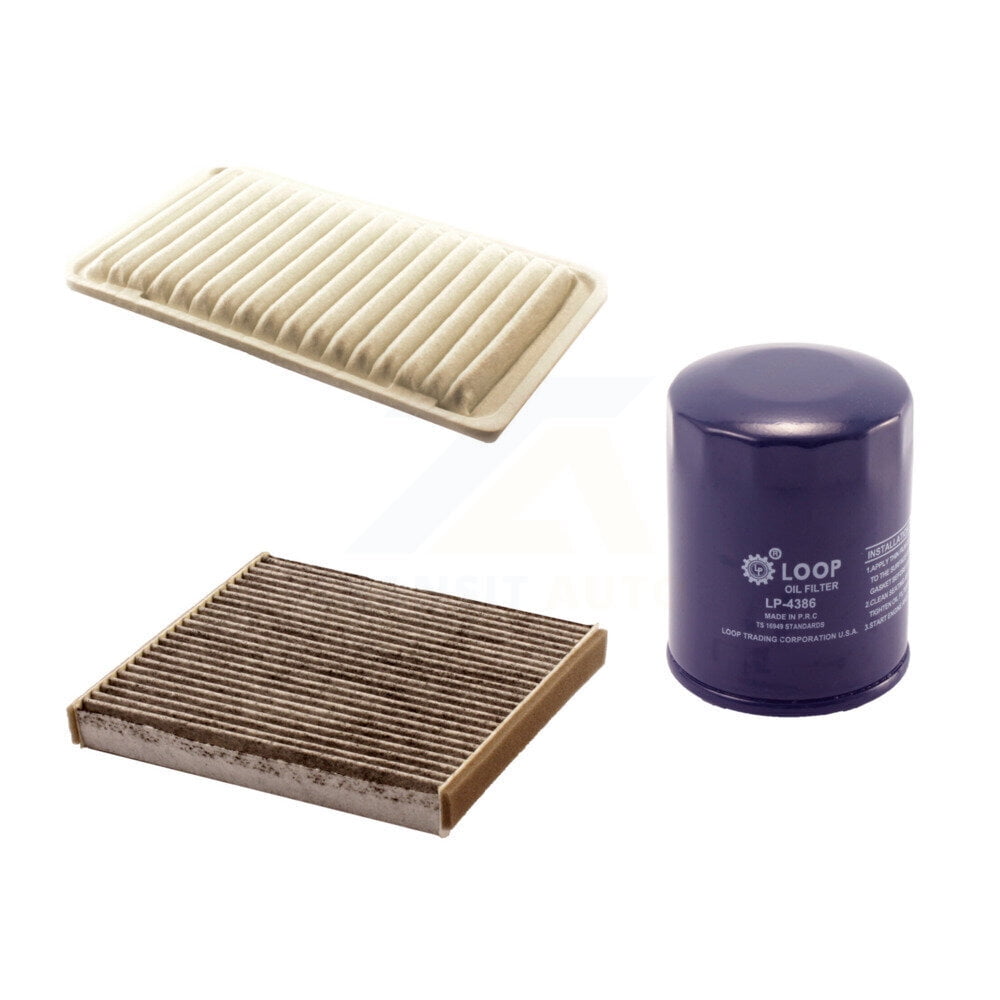 PUR 1x Air + 1x Cabin + 1x Engine Oil Filter Filter (3 Total) Kit for ...