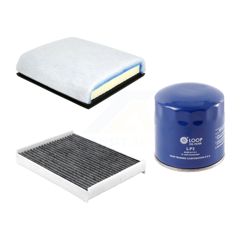 PUR 1x Air + 1x Cabin + 1x Engine Oil Filter Filter (3 Total) Kit for ...