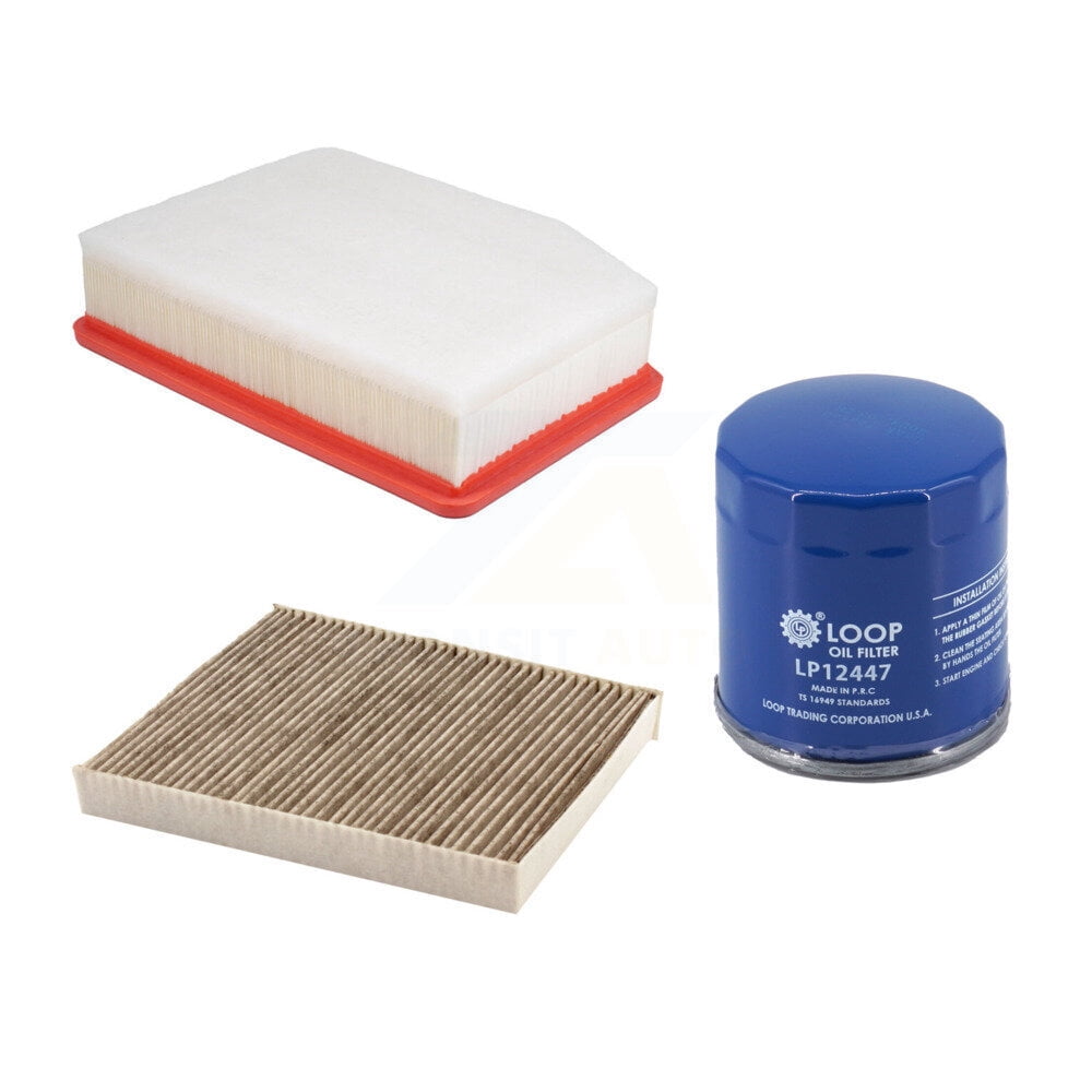 PUR 1x Air + 1x Cabin + 1x Engine Oil Filter Filter (3 Total) Kit for ...