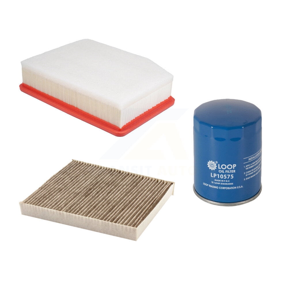 PUR 1x Air + 1x Cabin + 1x Engine Oil Filter Filter (3 Total) Kit for ...