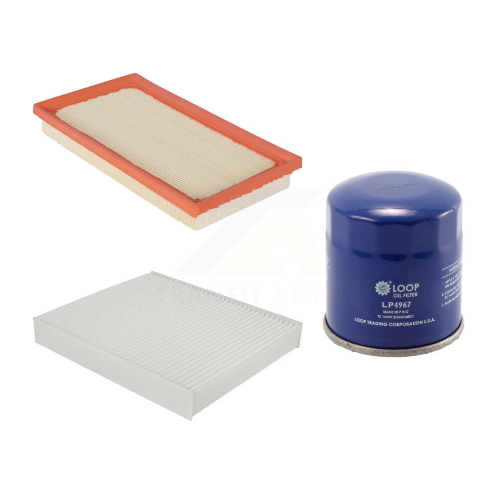 PUR 1x Air + 1x Cabin + 1x Engine Oil Filter Filter (3 Total) Kit for ...