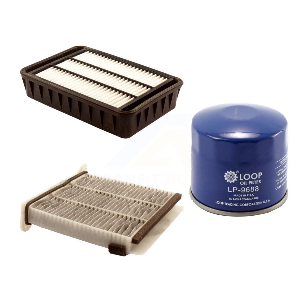 PUR 1x Air + 1x Cabin + 1x Engine Oil Filter Filter (3 Total) Kit for ...