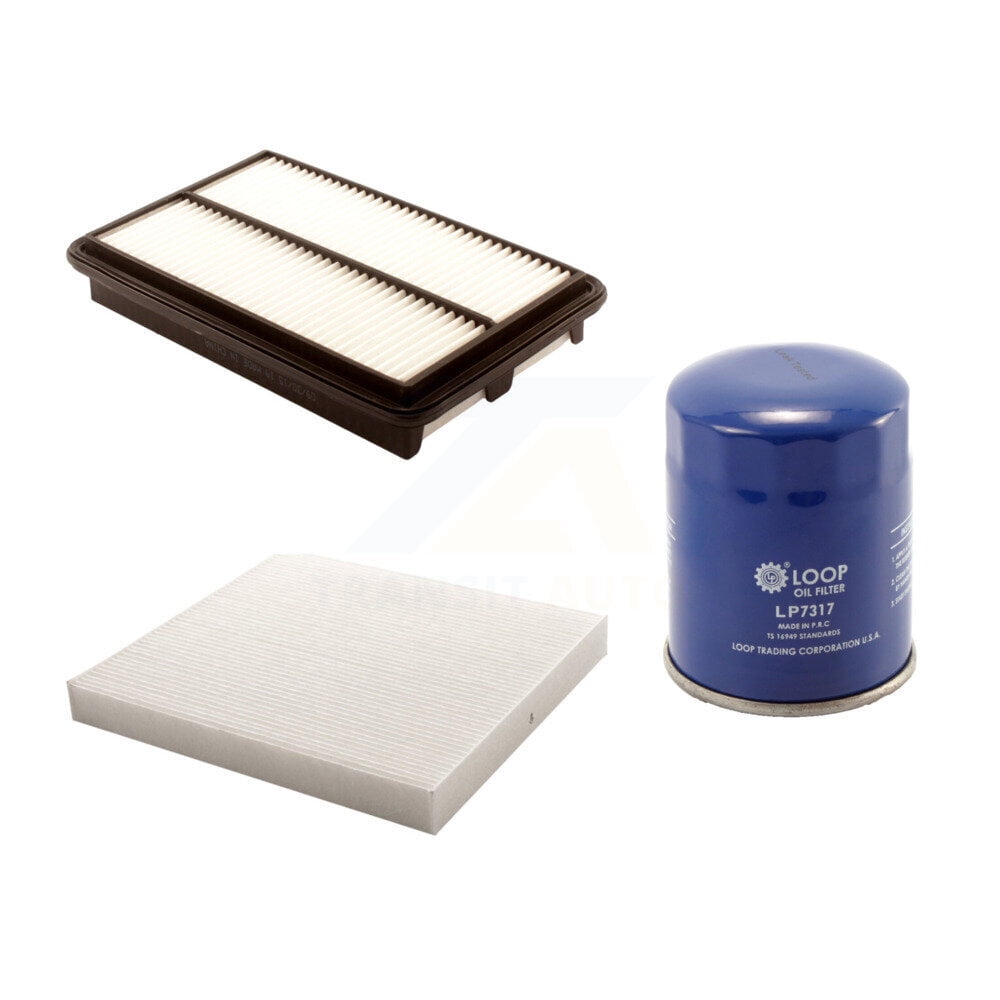 PUR 1x Air + 1x Cabin + 1x Engine Oil Filter Filter (3 Total) Kit for ...