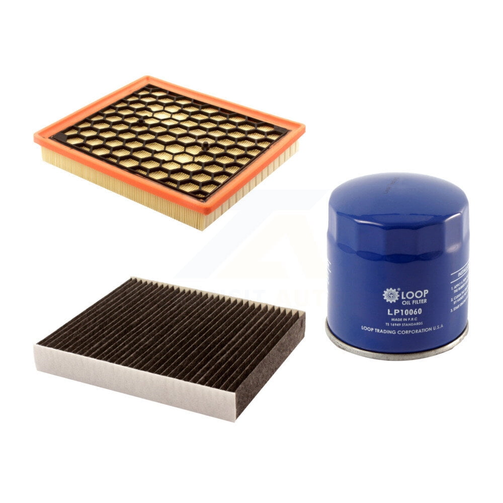 PUR 1x Air + 1x Cabin + 1x Engine Oil Filter Filter (3 Total) Kit for ...