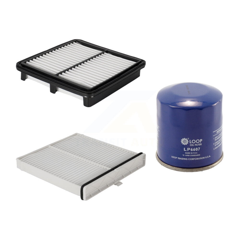 PUR 1x Air + 1x Cabin + 1x Engine Oil Filter Filter (3 Total) Kit for ...