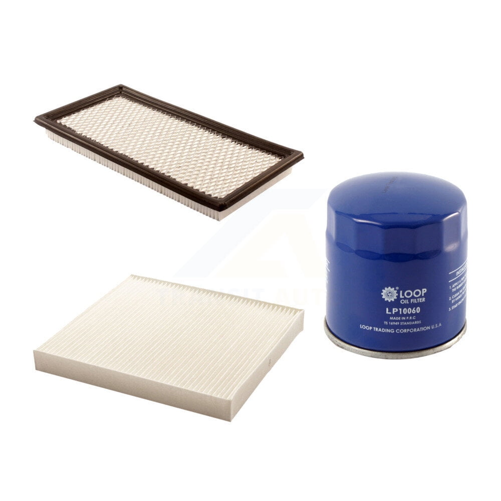 PUR 1x Air + 1x Cabin + 1x Engine Oil Filter Filter (3 Total) Kit for ...